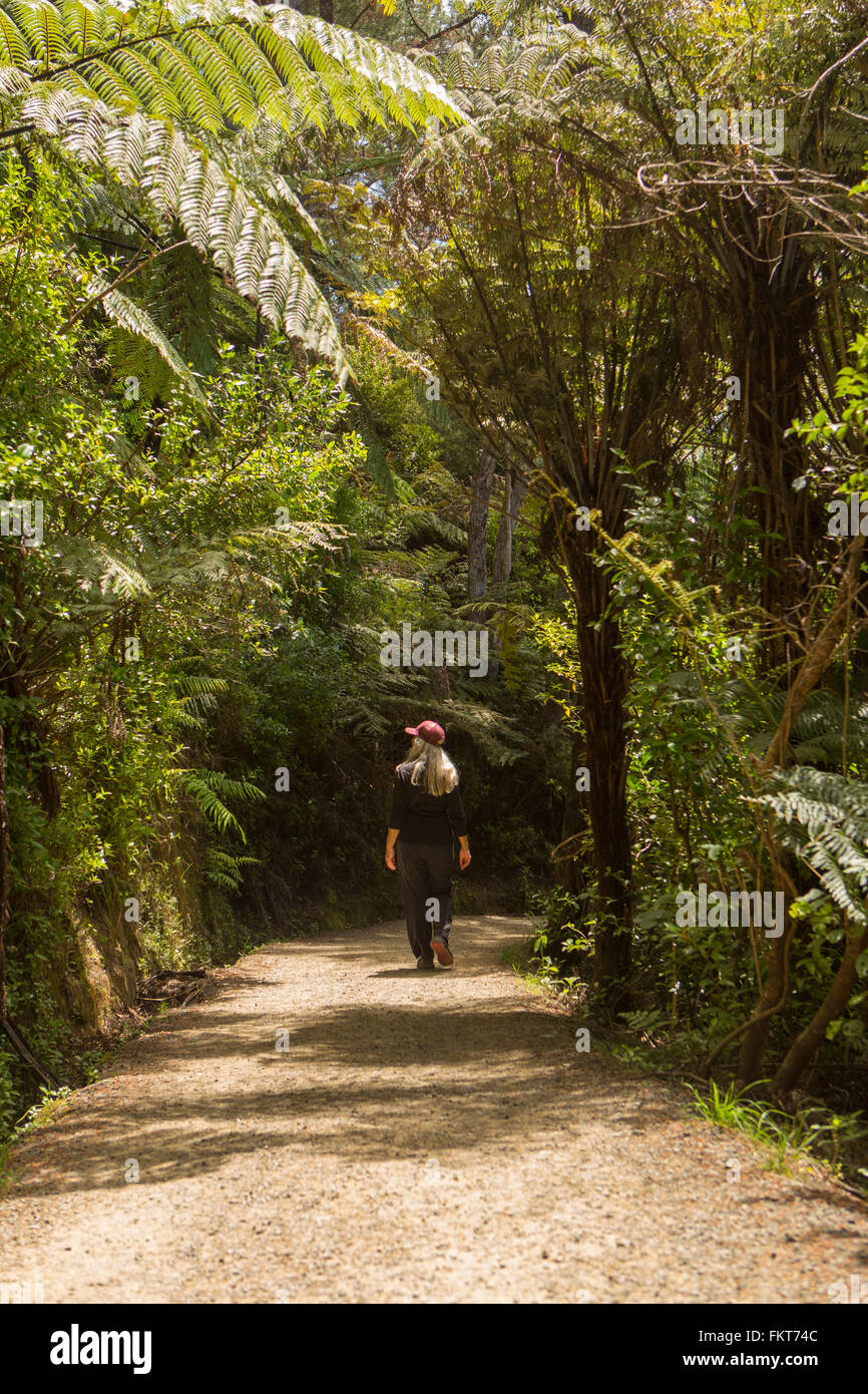 Women walking away pathway hi-res stock photography and images - Alamy