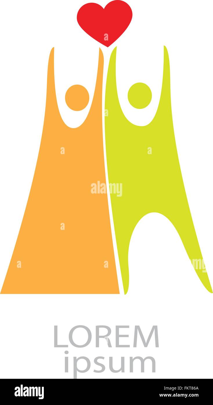 Loving couple icon Stock Vector Image & Art - Alamy