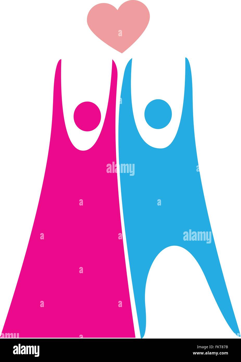 Happy loving married couple Stock Vector Images - Alamy