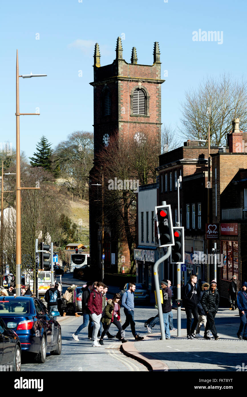 Castle Street and St Edmund King and Martyr Church, Dudley, West ...