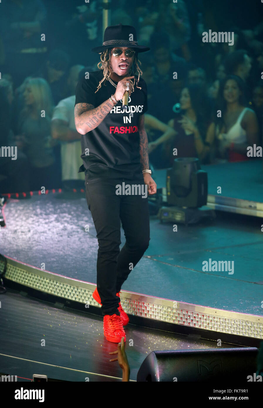 Rapper Future performs at Drai's nightclub at The Cromwell Las Vegas ...