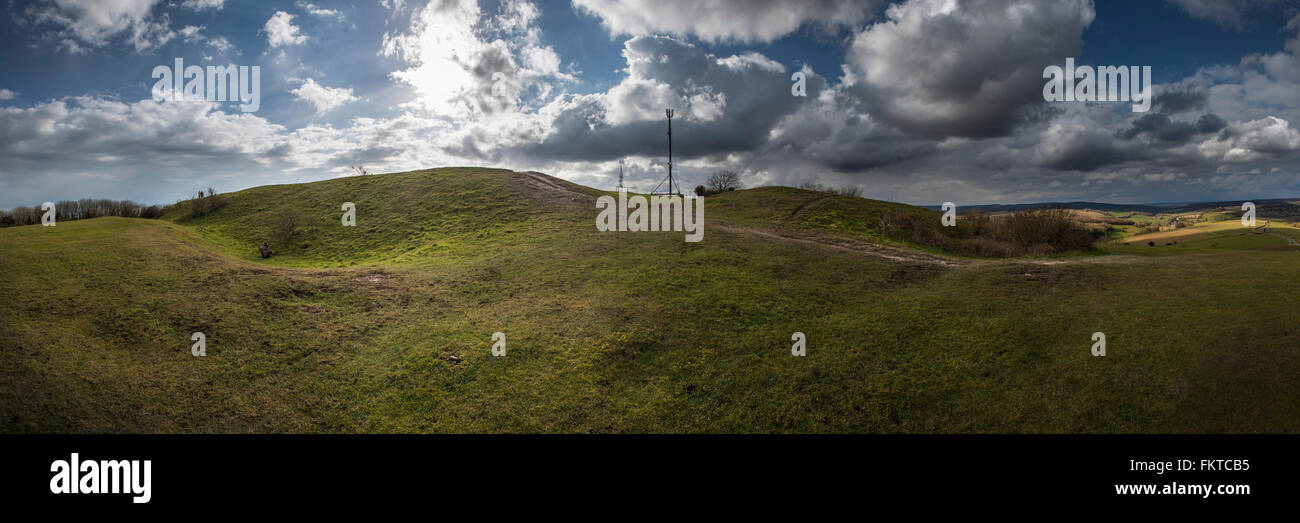 The Trundle Iron Age Hill Fort On The South Downs Near Chichester West