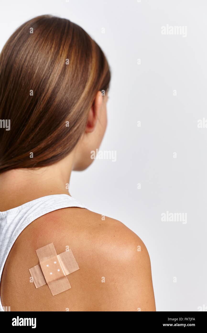 Woman head on shoulder hi-res stock photography and images - Alamy