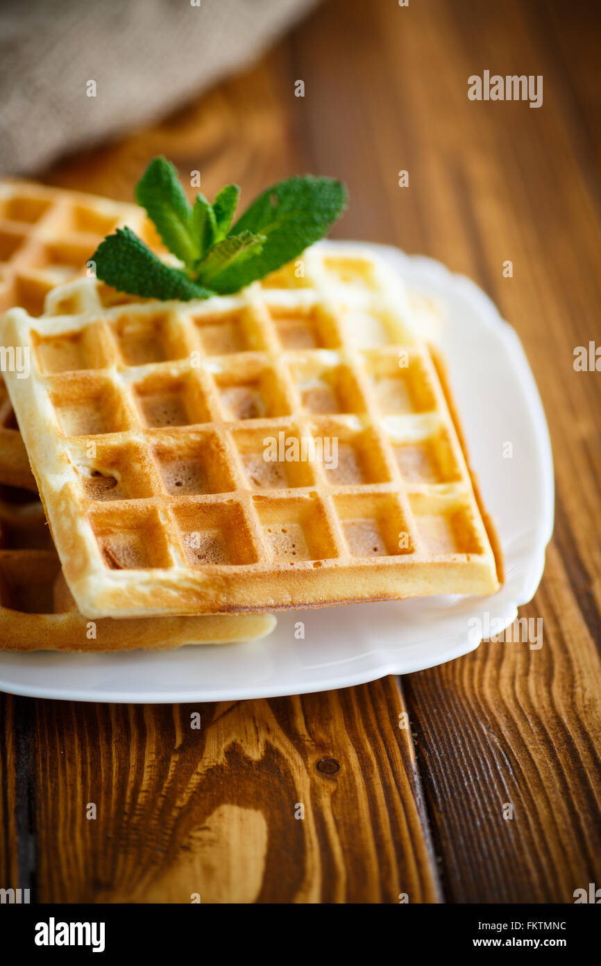 sweet Viennese wafers Stock Photo - Alamy