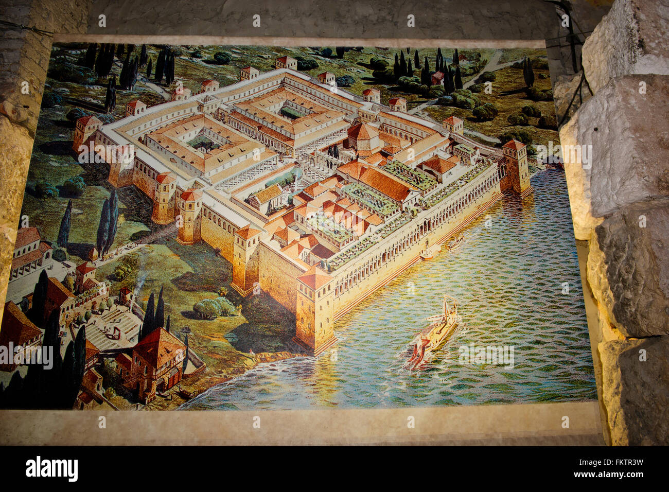 Split,Medieval Architecture,Diocletian's Roman Palace with Imperial ...