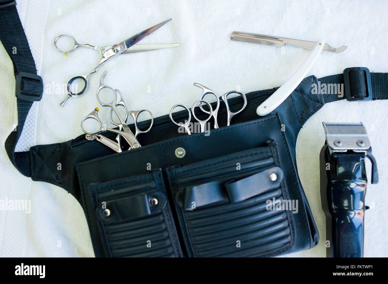 Straight razor belt hi-res stock photography and images - Alamy