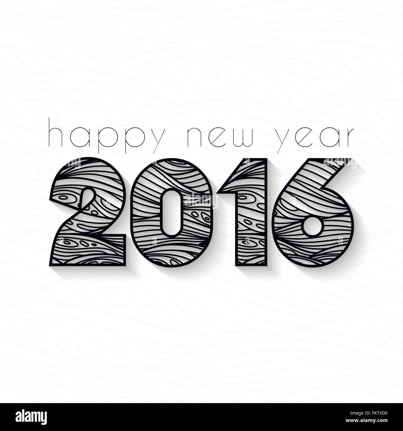 Vector sign for a new 2016 of fancy elegant pattern Stock Vector Image ...