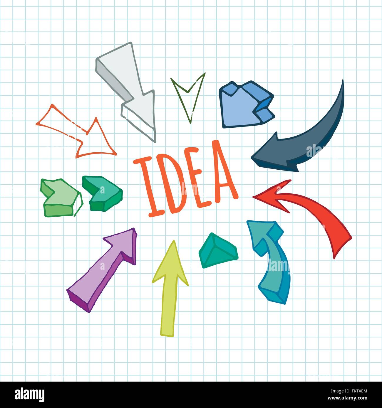 Beam arrows Stock Vector Images - Alamy