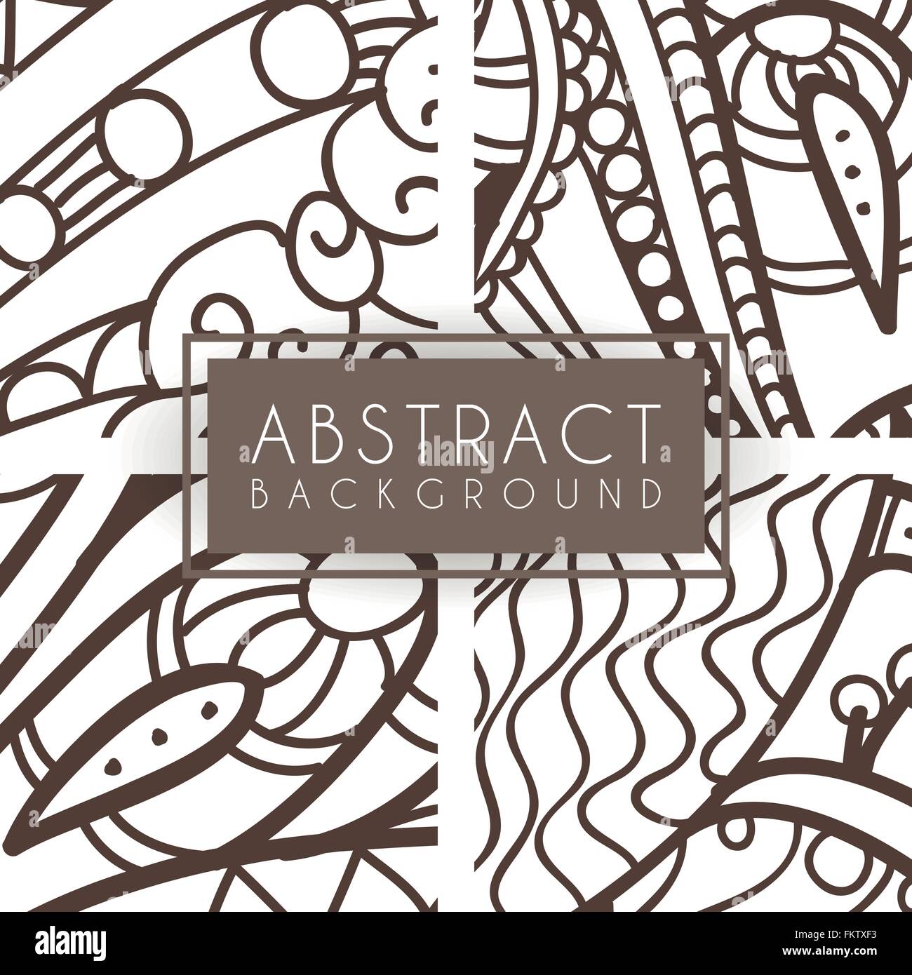 Set of four vector monochrome intricate patterns. Doodle. Zentangle ...
