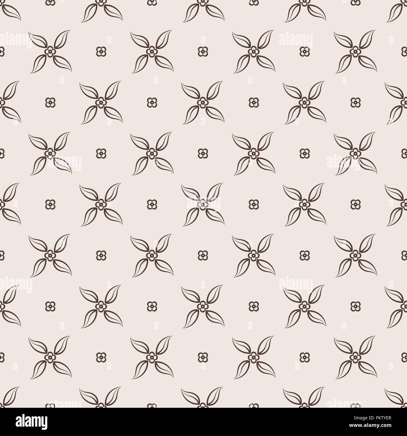 Vector Flower Pattern Stock Vector Image & Art - Alamy