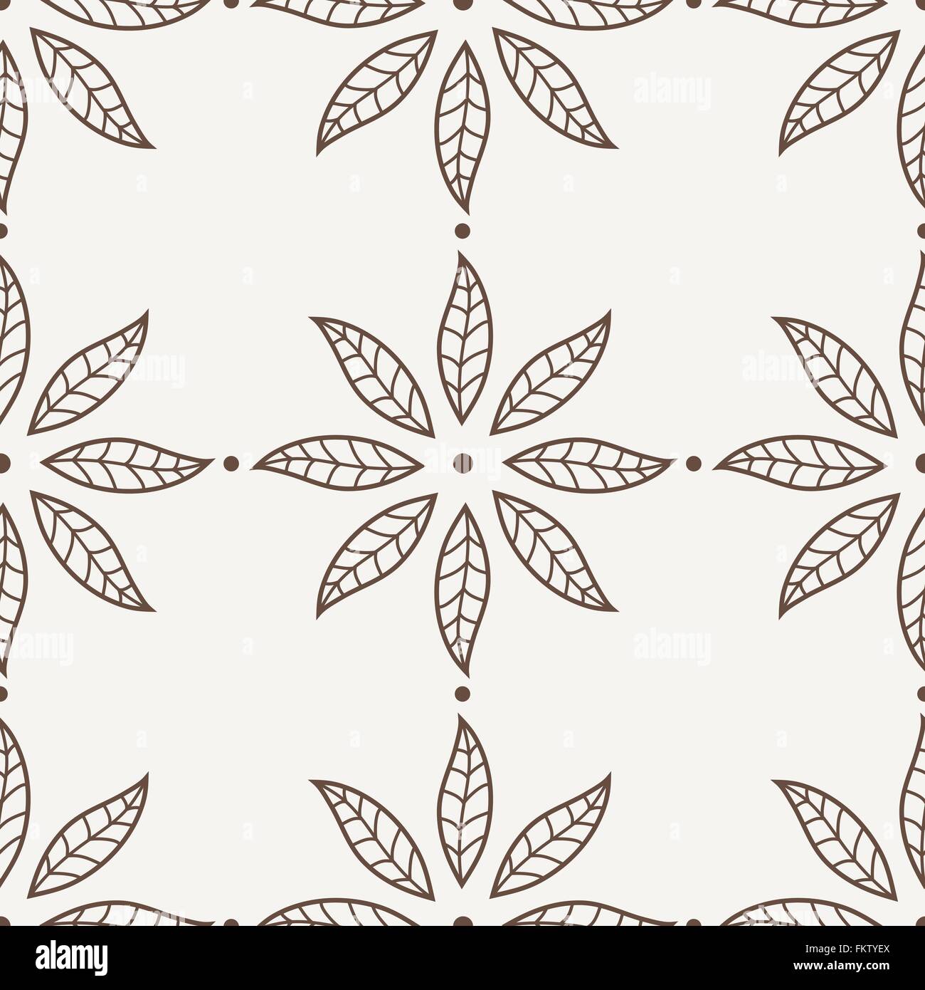 Vector Flower Pattern Stock Vector Image & Art - Alamy