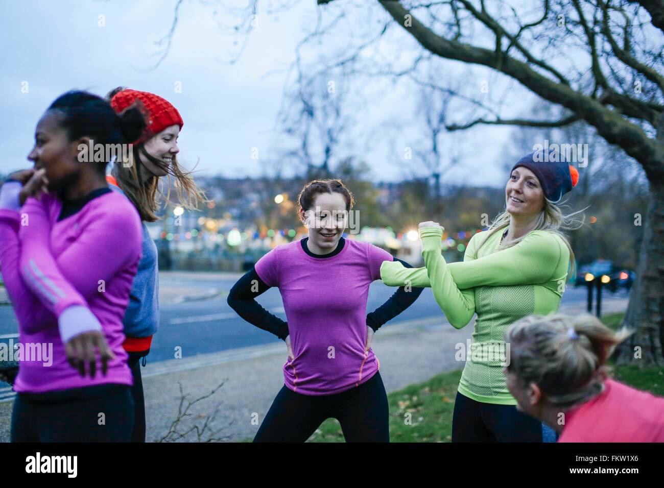 Group of female runners hi-res stock photography and images - Alamy
