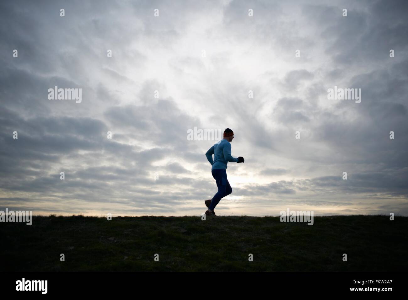 Dramatic low angle view running hi-res stock photography and images - Alamy