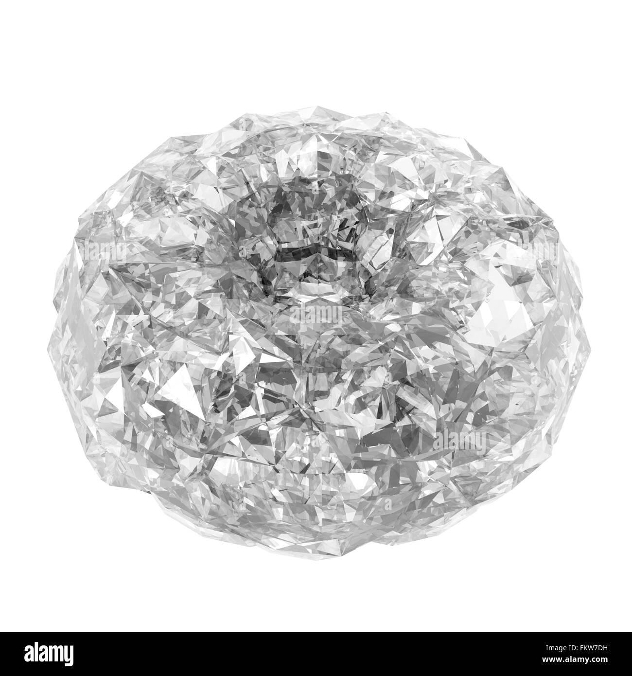Diamond 3d model in hi-res stock photography and images - Alamy
