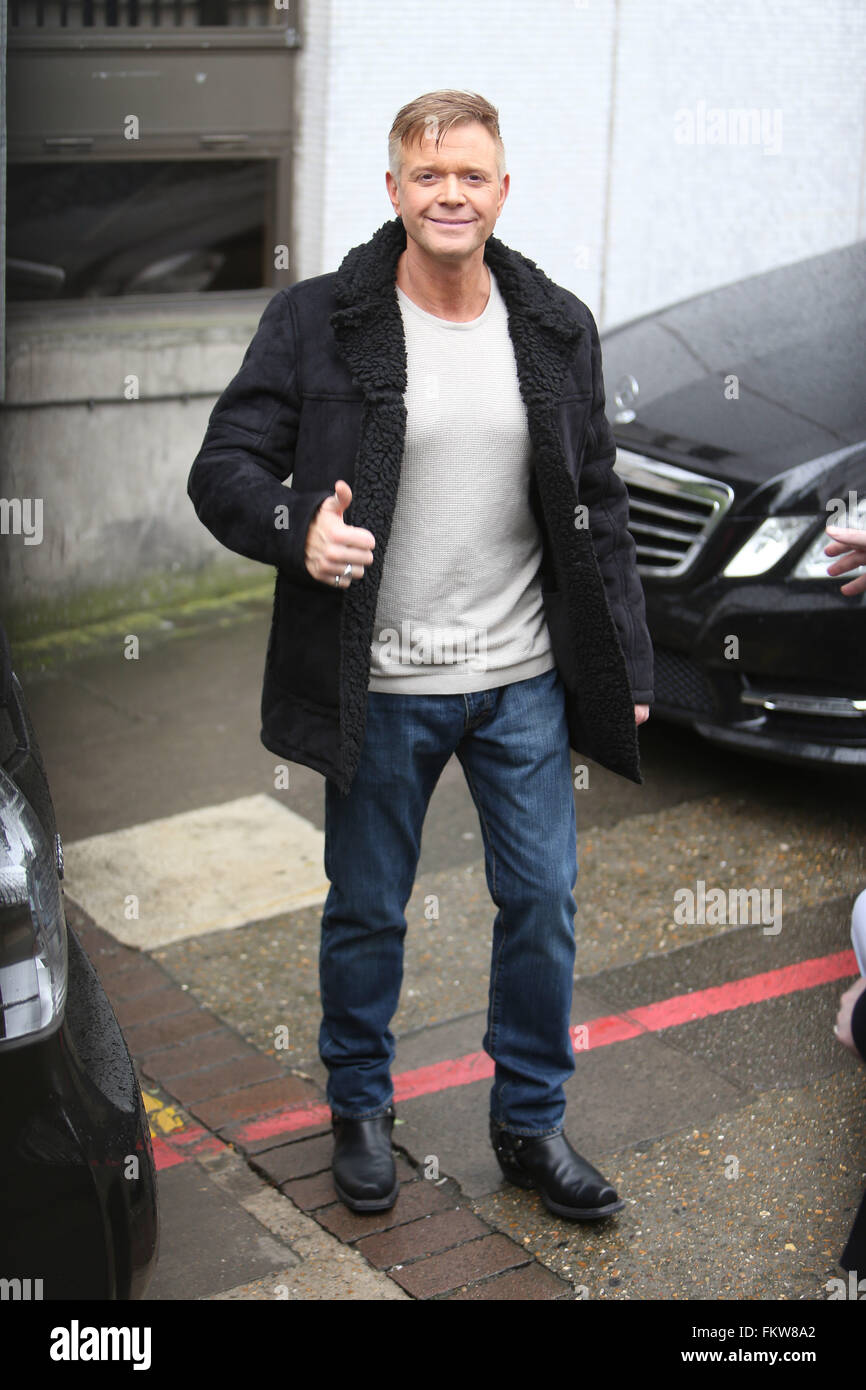 Darren Day outside ITV Studios Featuring: Darren Day Where: London ...
