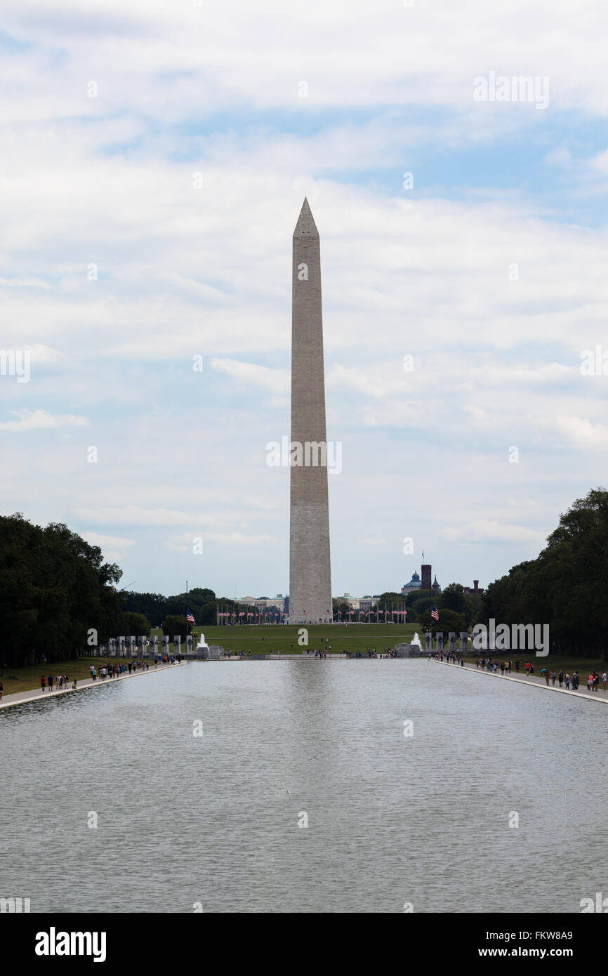 Washington DC, view of the famous obelisk Stock Photo - Alamy