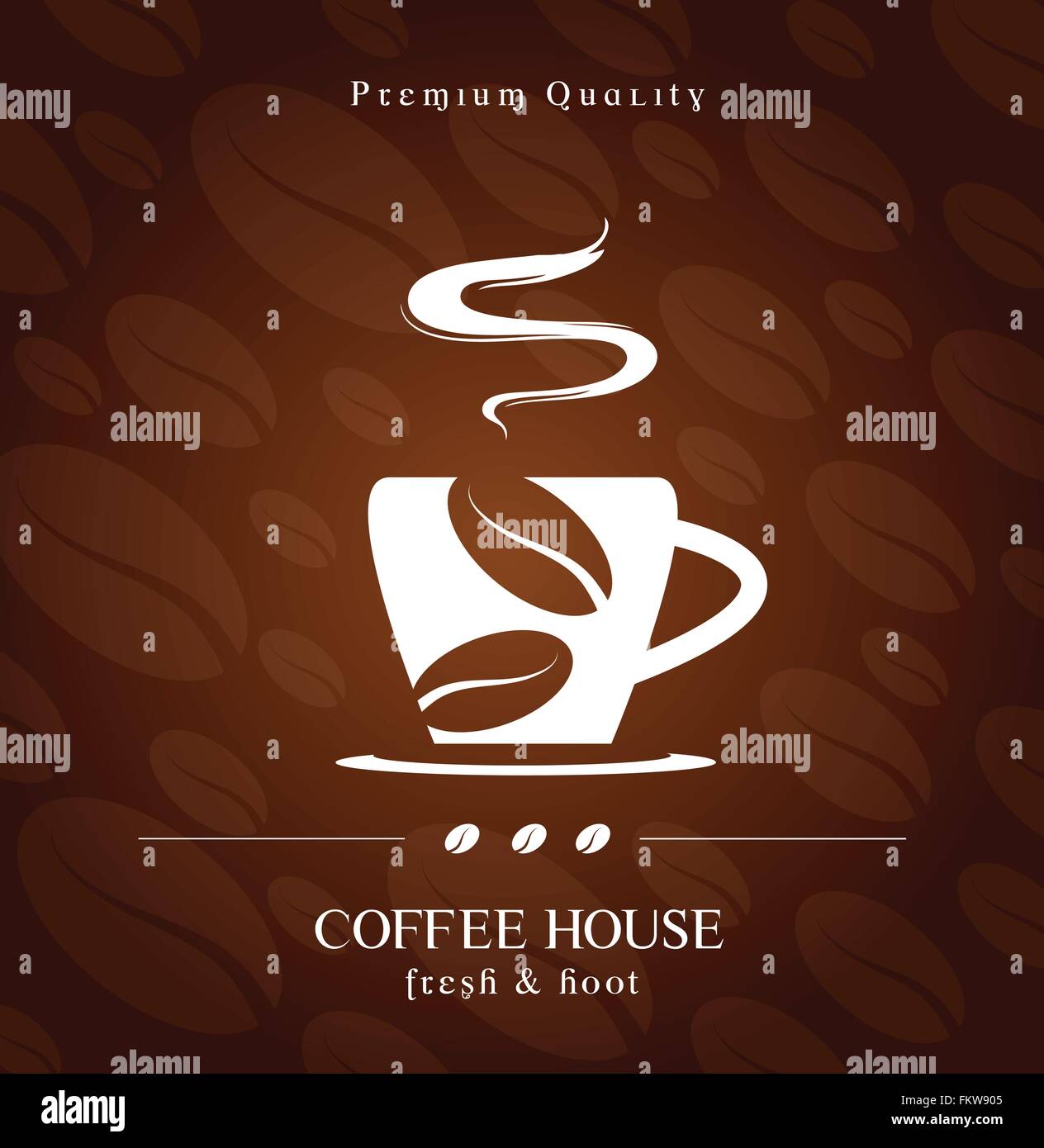 Coffee House menu background concept Stock Vector Image & Art - Alamy