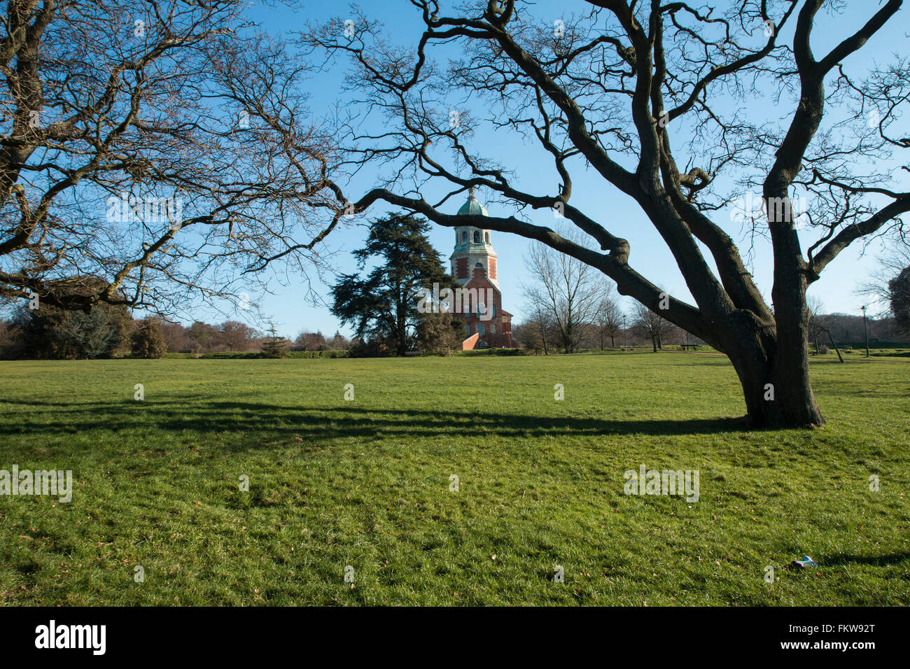Royal Victoria Country Park, Netley abbey, Hampshire. The disused ...