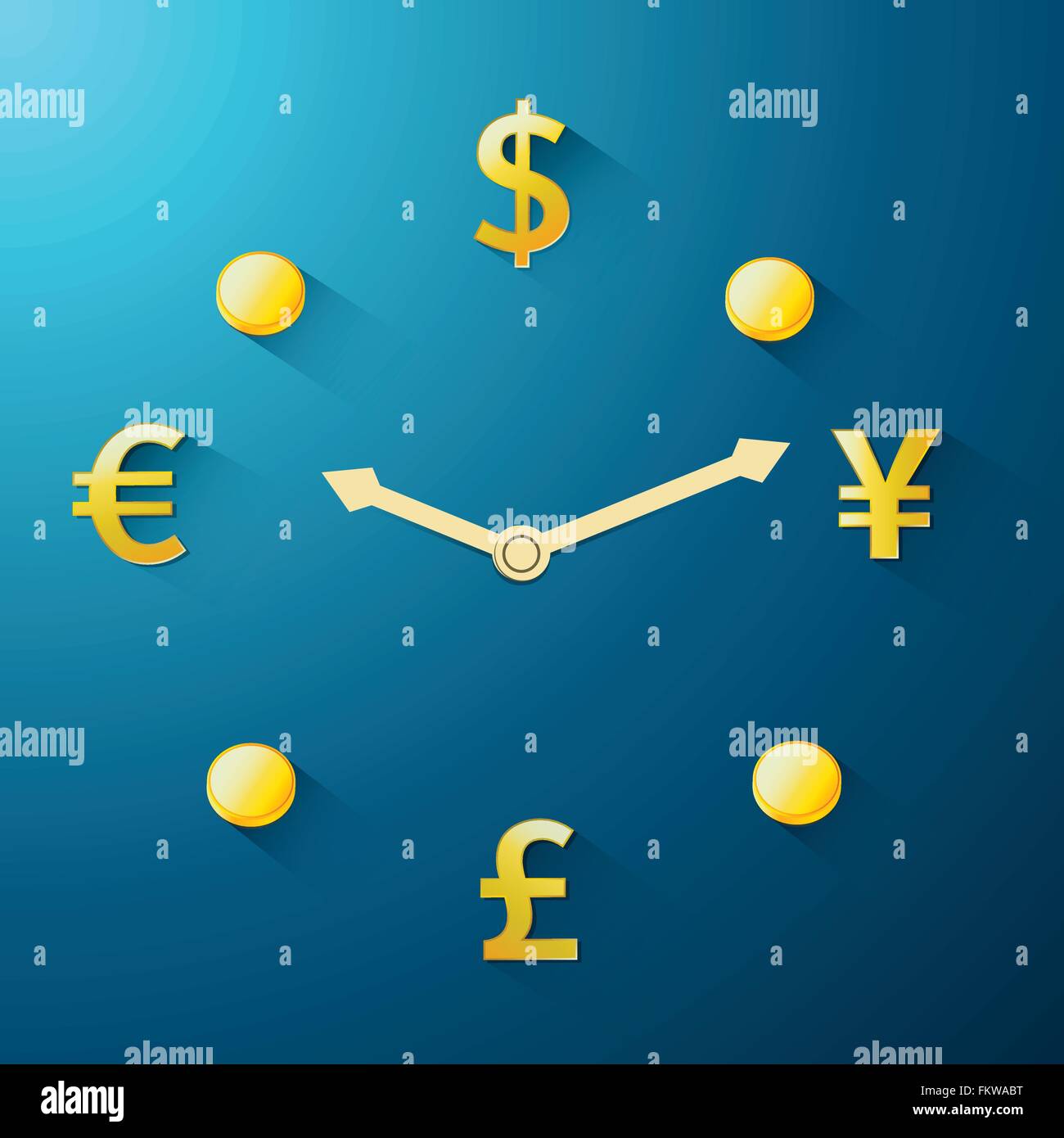 Currency time passing Stock Vector Image & Art - Alamy