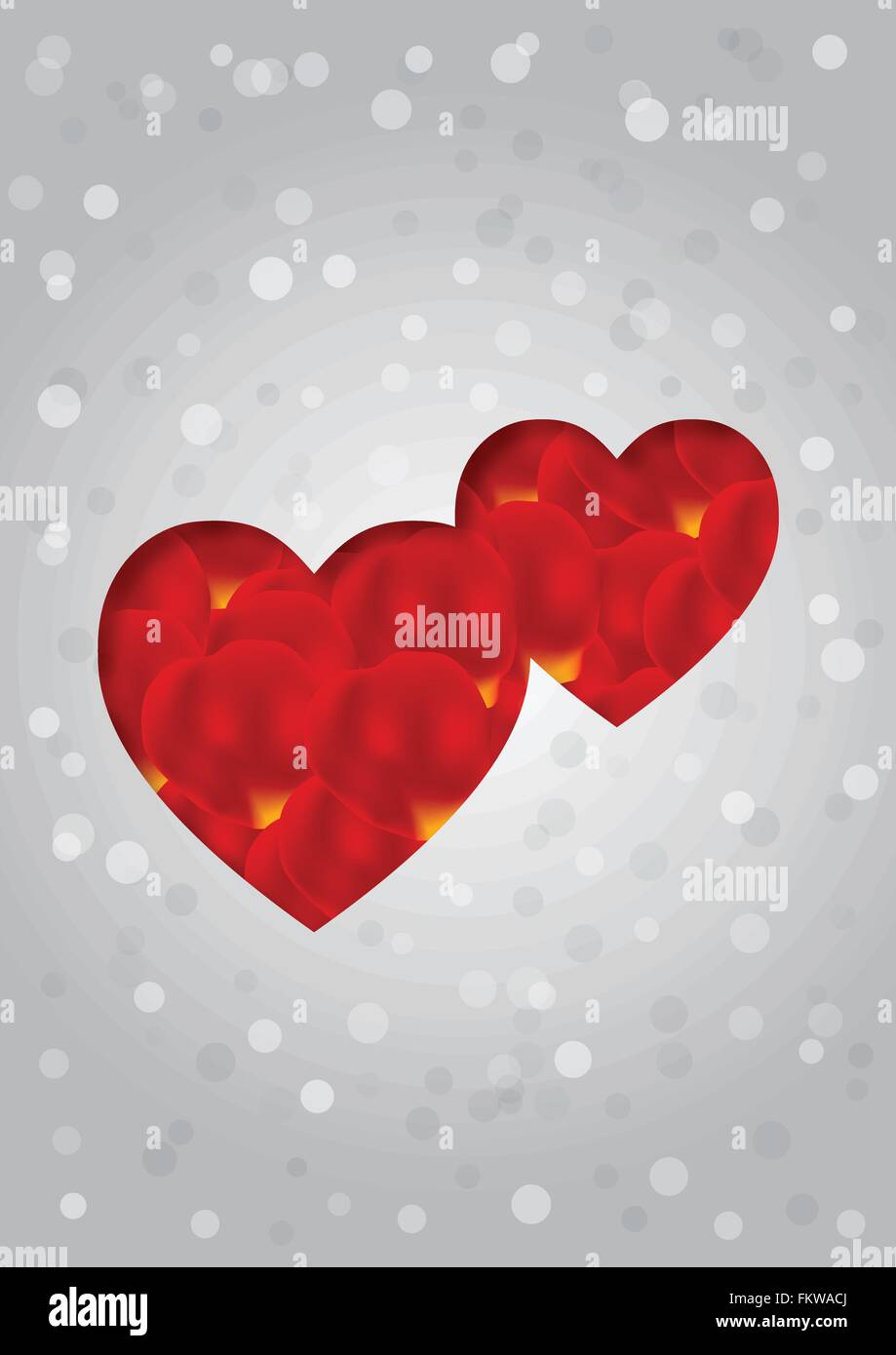 Valentines day celebration roses Stock Vector Images - Alamy