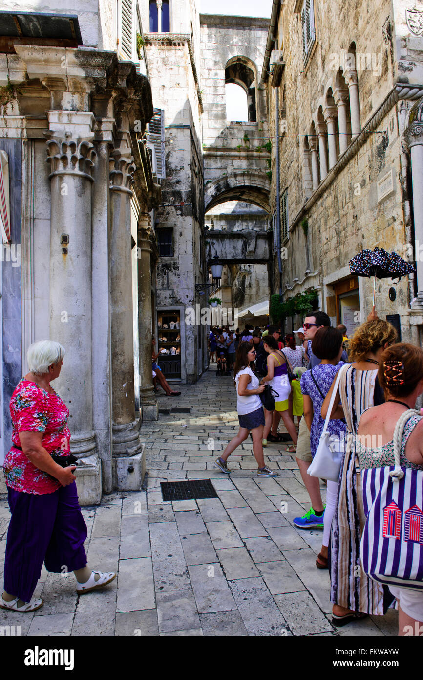 Split,Medieval Architecture,Squares,Alleyways,Diocletian's Roman Palace ...