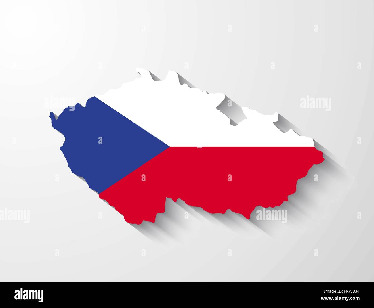 Czech republic map hi-res stock photography and images - Alamy