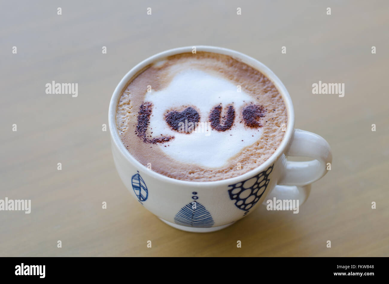 Foam coffee art hi-res stock photography and images - Alamy