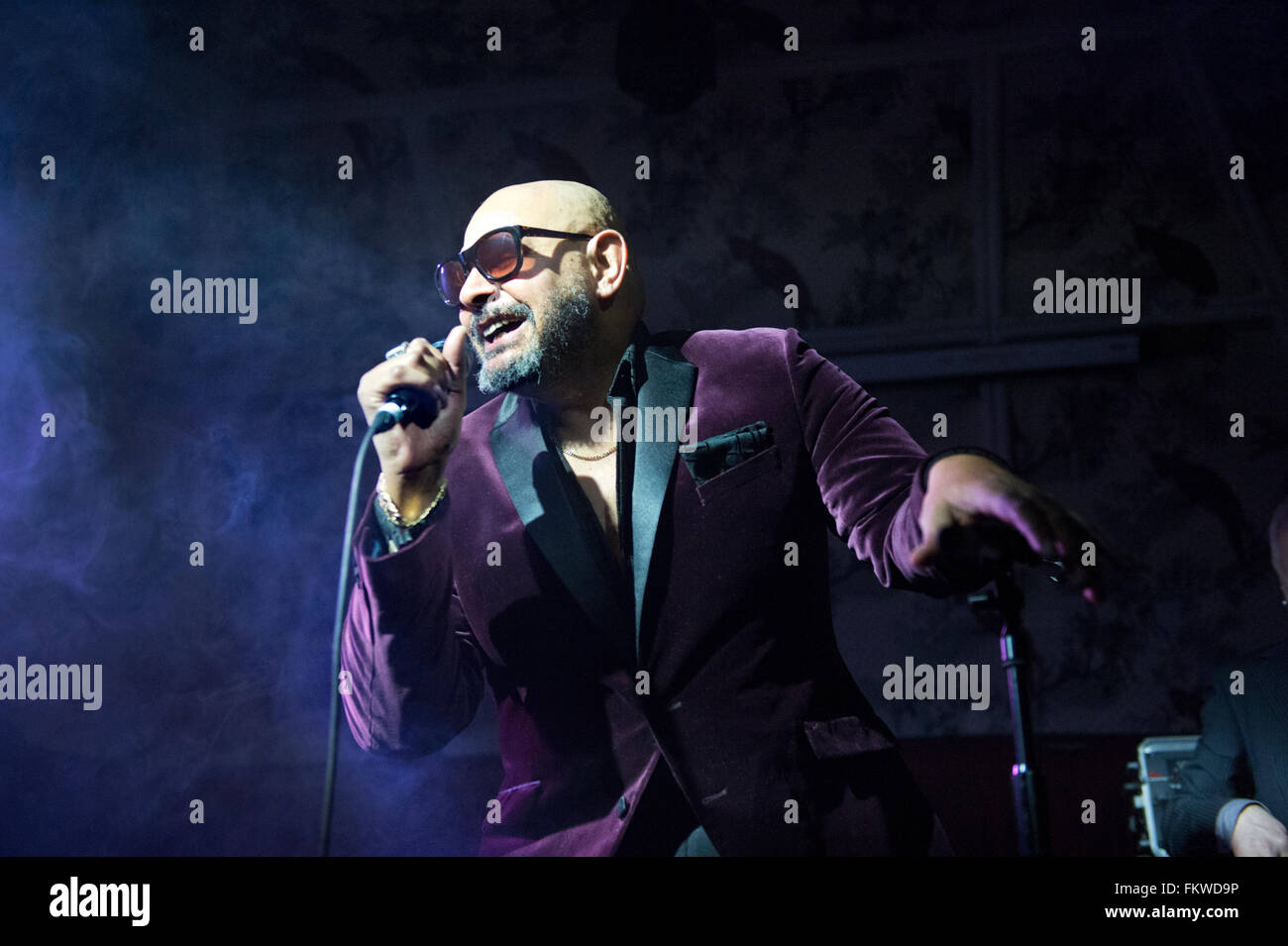 Manchester, UK. 09th Mar, 2016. Barry Adamson, formerly of Magazine and ...