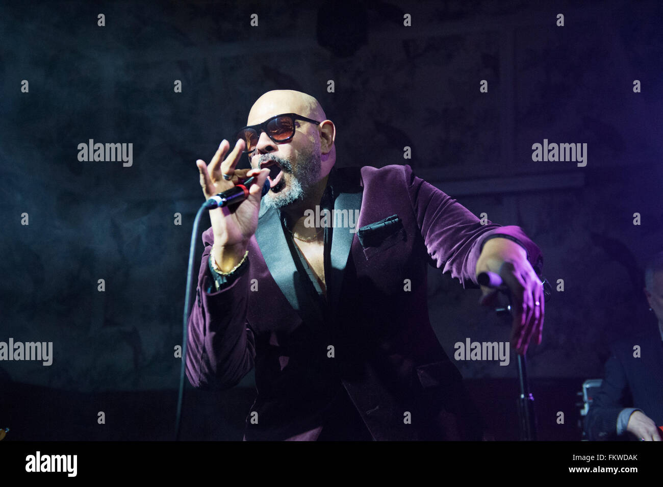 Manchester, UK. 09th Mar, 2016. Barry Adamson, formerly of Magazine and ...
