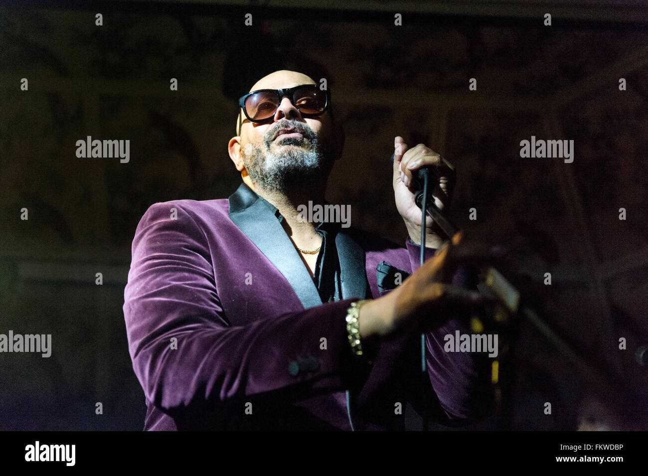 Manchester, UK. 09th Mar, 2016. Barry Adamson, formerly of Magazine and ...