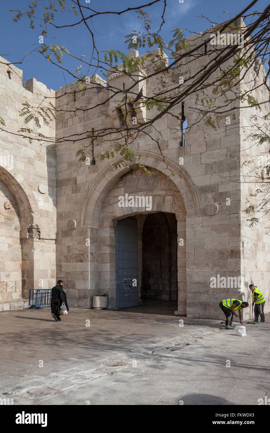 Jaffa Gate, Old Jerusalem Stock Photo - Alamy