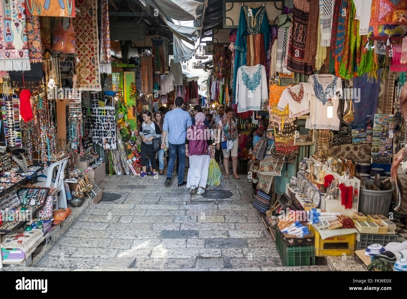 Street scene, Old City Jerusalem Palestine Israel Stock Photo - Alamy