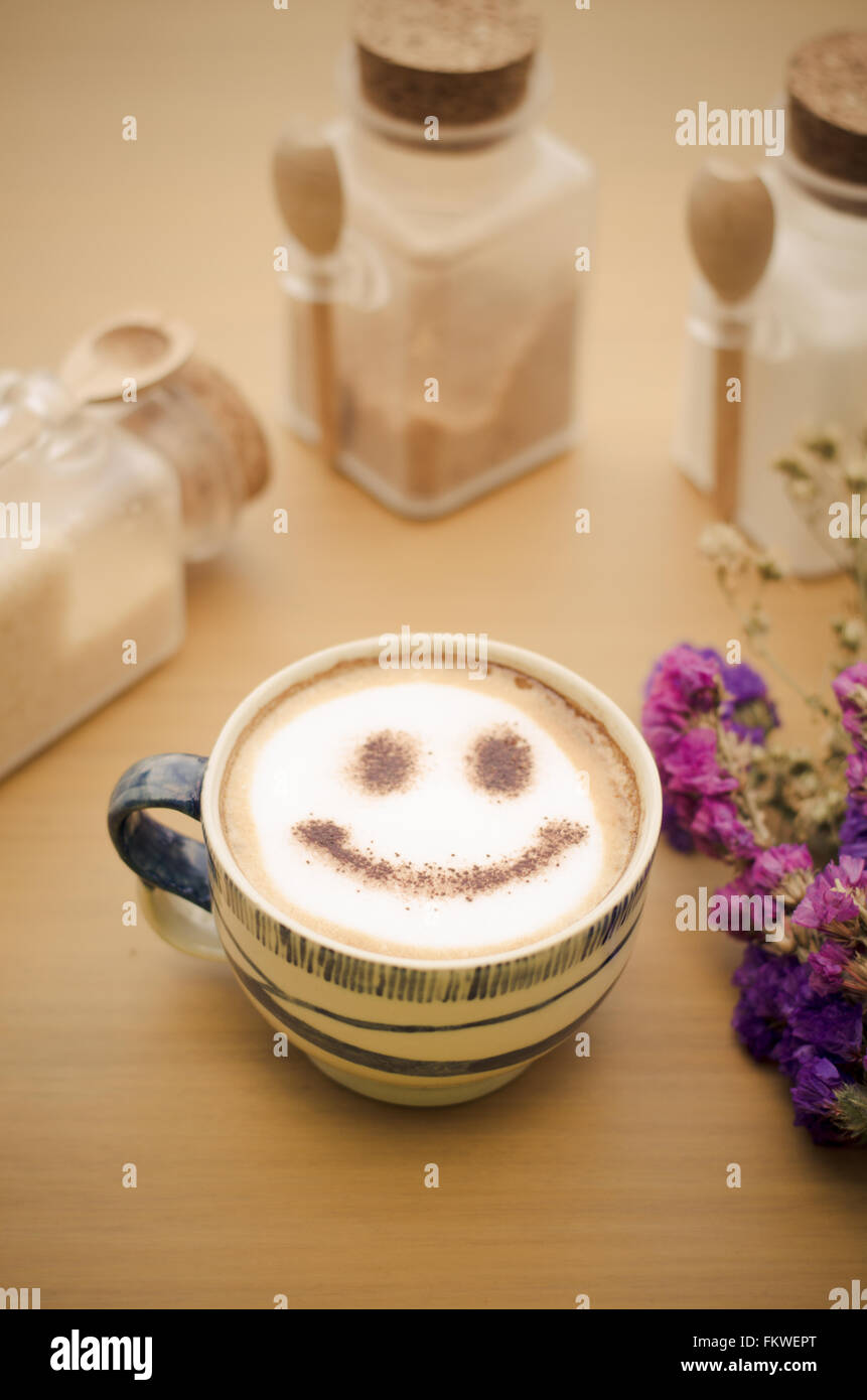 Hot coffee with spoon hi-res stock photography and images - Alamy