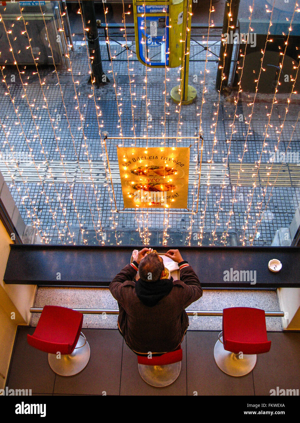 Fast food shop interior hi-res stock photography and images - Alamy