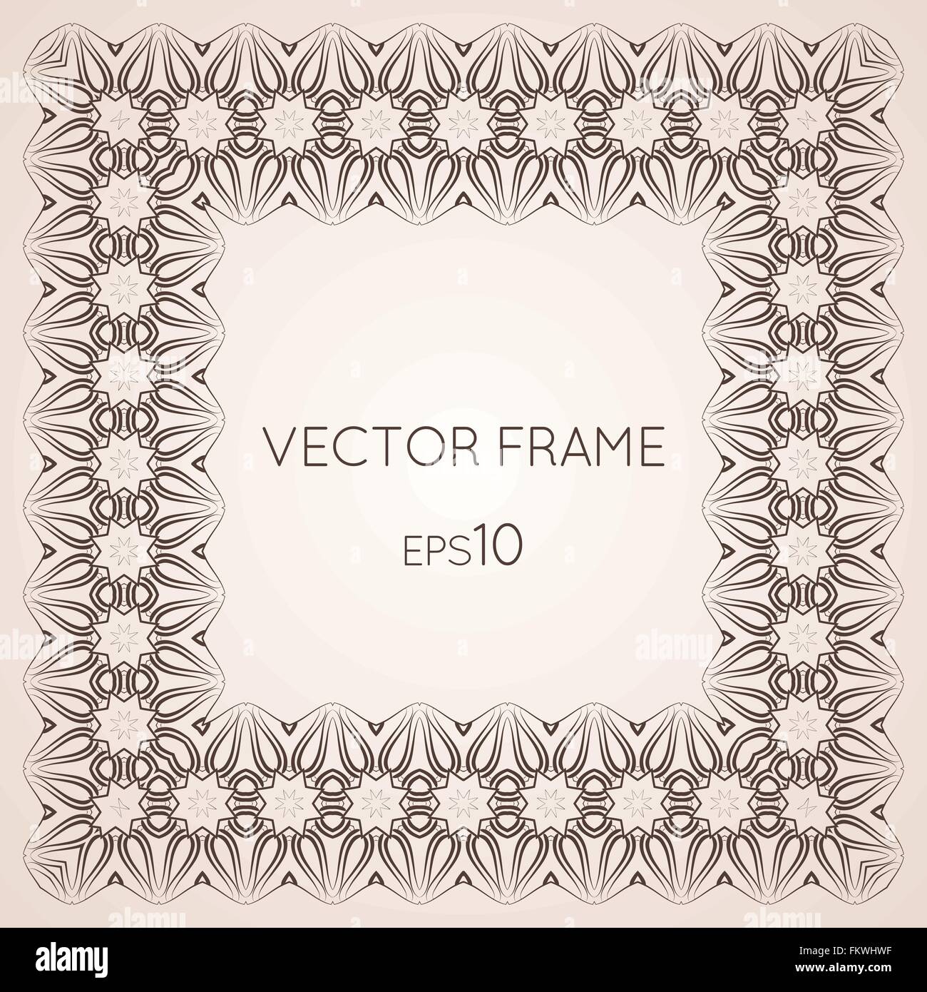 Intricate vector frame Stock Vector Image & Art - Alamy