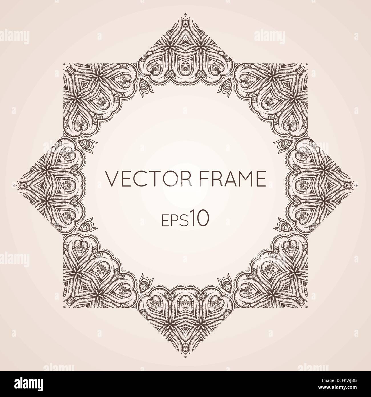 Intricate star pattern Stock Vector Images - Alamy