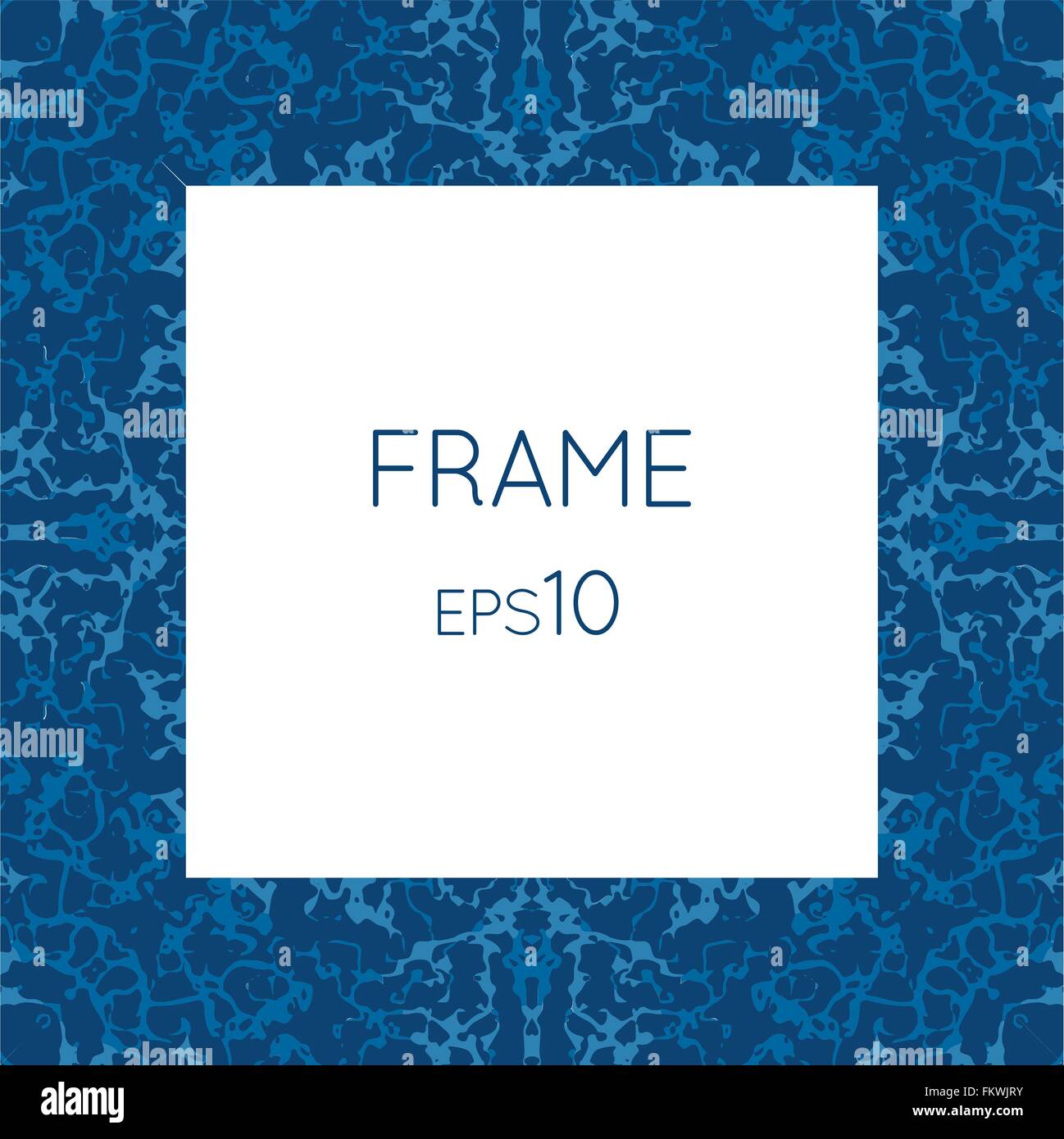 Vector frame with a texture of water Stock Vector Image & Art - Alamy