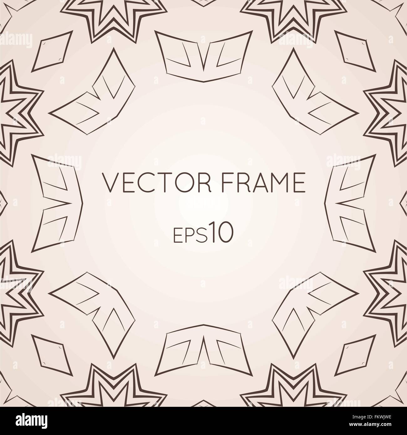 Intricate vector frame Stock Vector Image & Art - Alamy