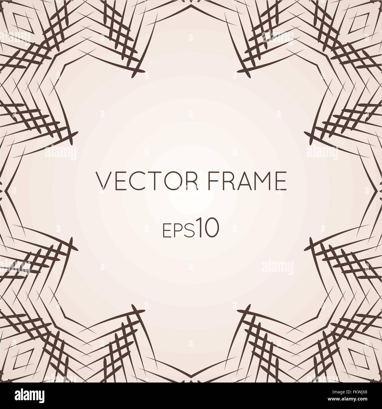 Intricate vector frame Stock Vector Image & Art - Alamy
