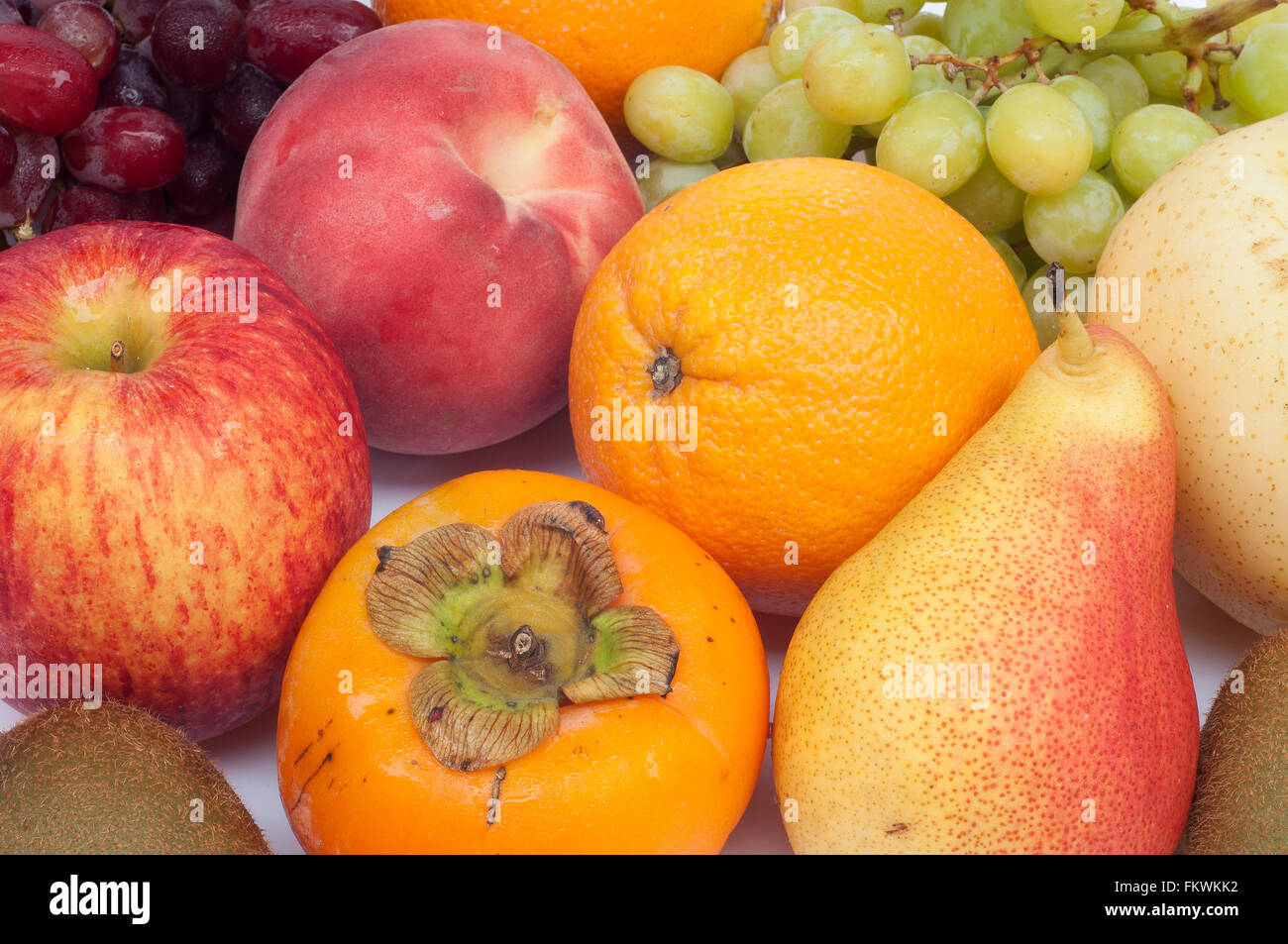 Colorful fresh and ripe fruits Stock Photo - Alamy