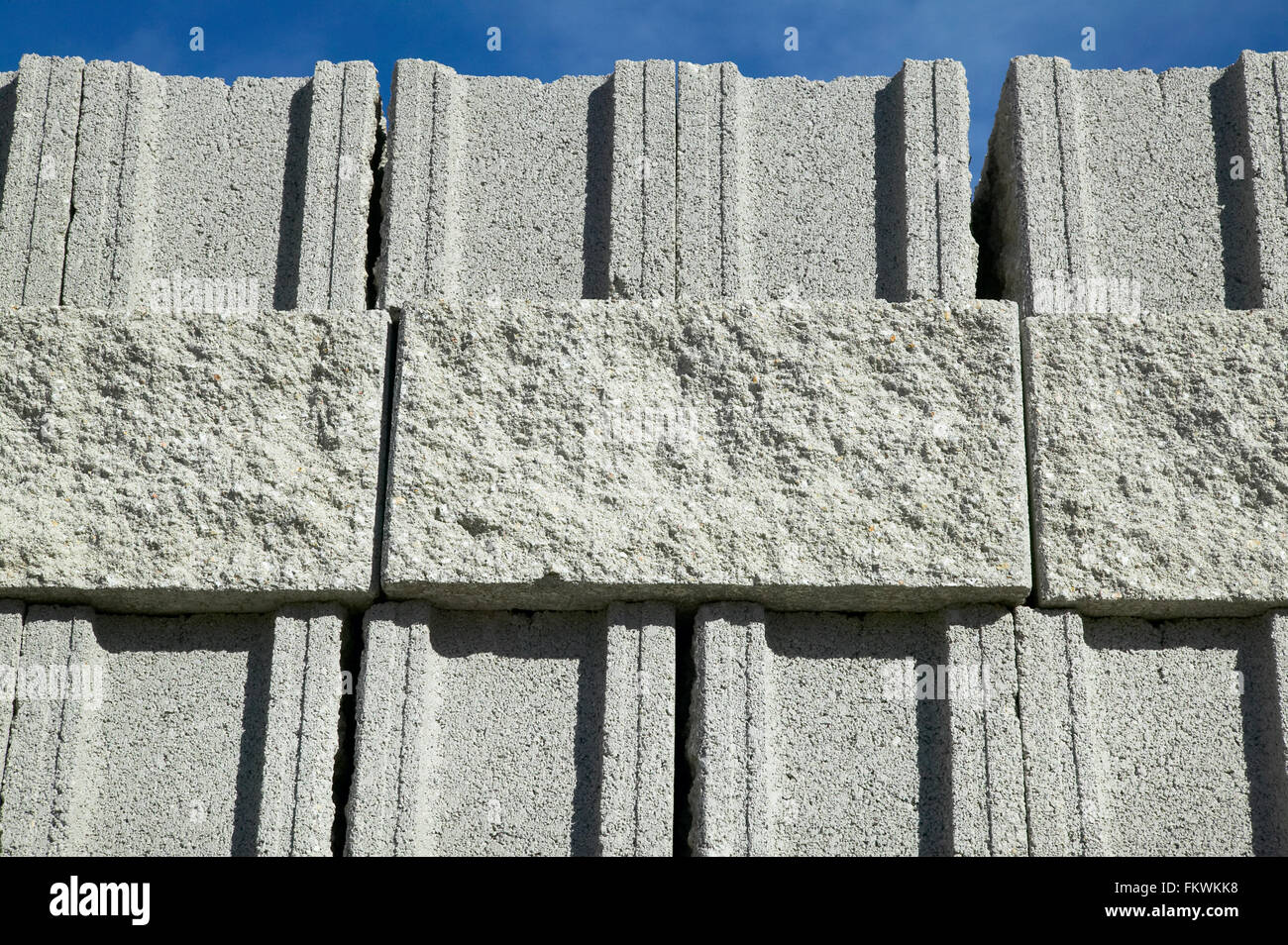 Concrete blocks ready to use. Horizontal format Stock Photo - Alamy