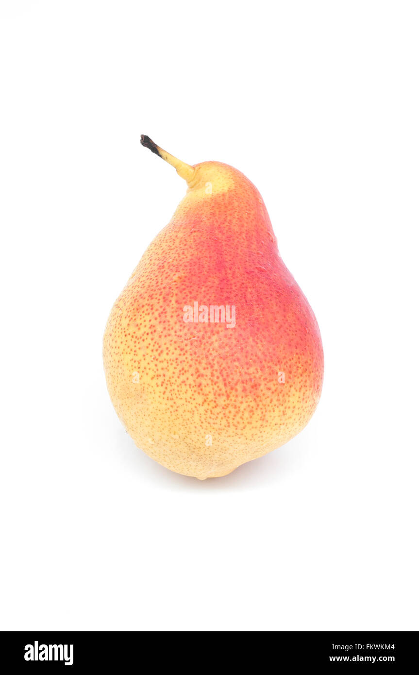 Fresh ripe pear isolated on white background Stock Photo - Alamy