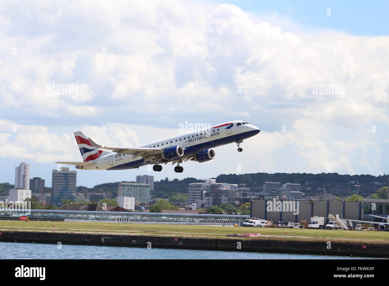 British airways at London city airport Stock Photo - Alamy