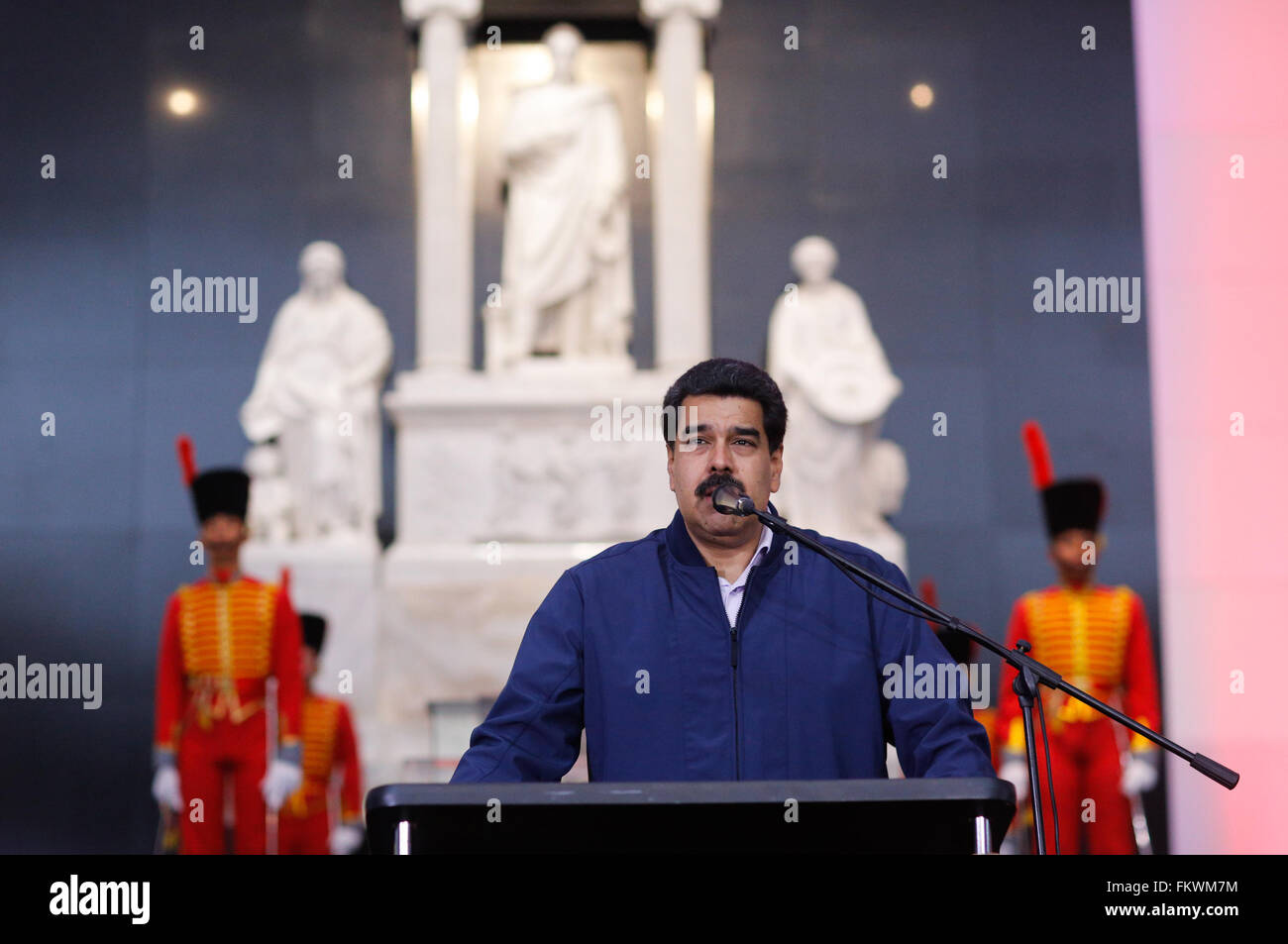 Caracas, Venezuela. 10th March, 2016. Image provided by Venezuela's ...