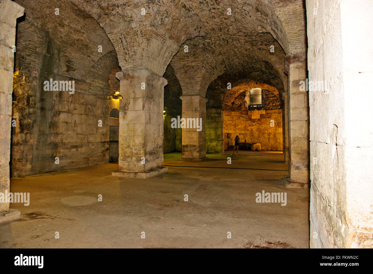 Split,Medieval Architecture,Diocletian's Roman Palace with Imperial ...