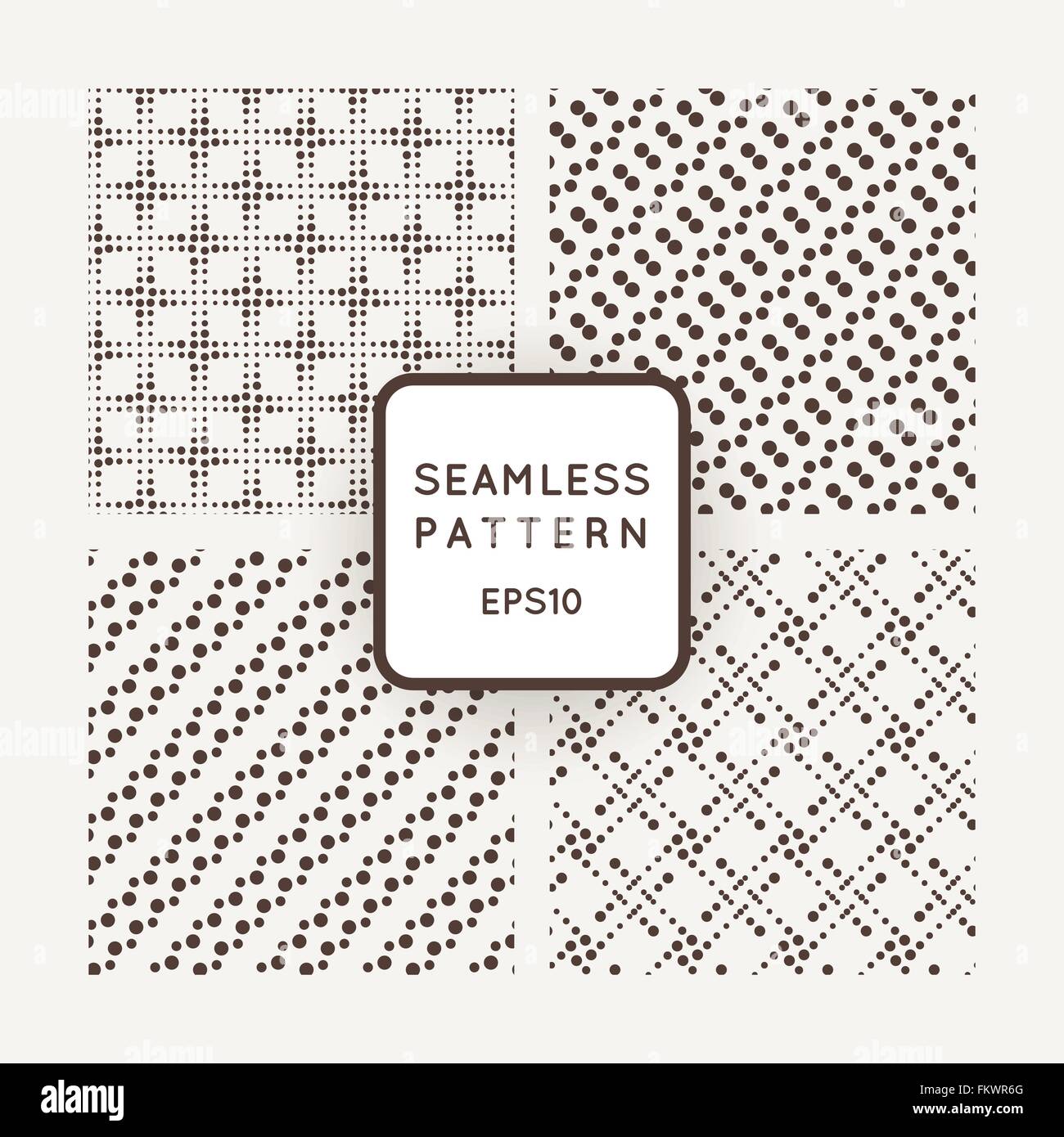 A set of four vector patterns in monochrome Stock Vector Image & Art ...