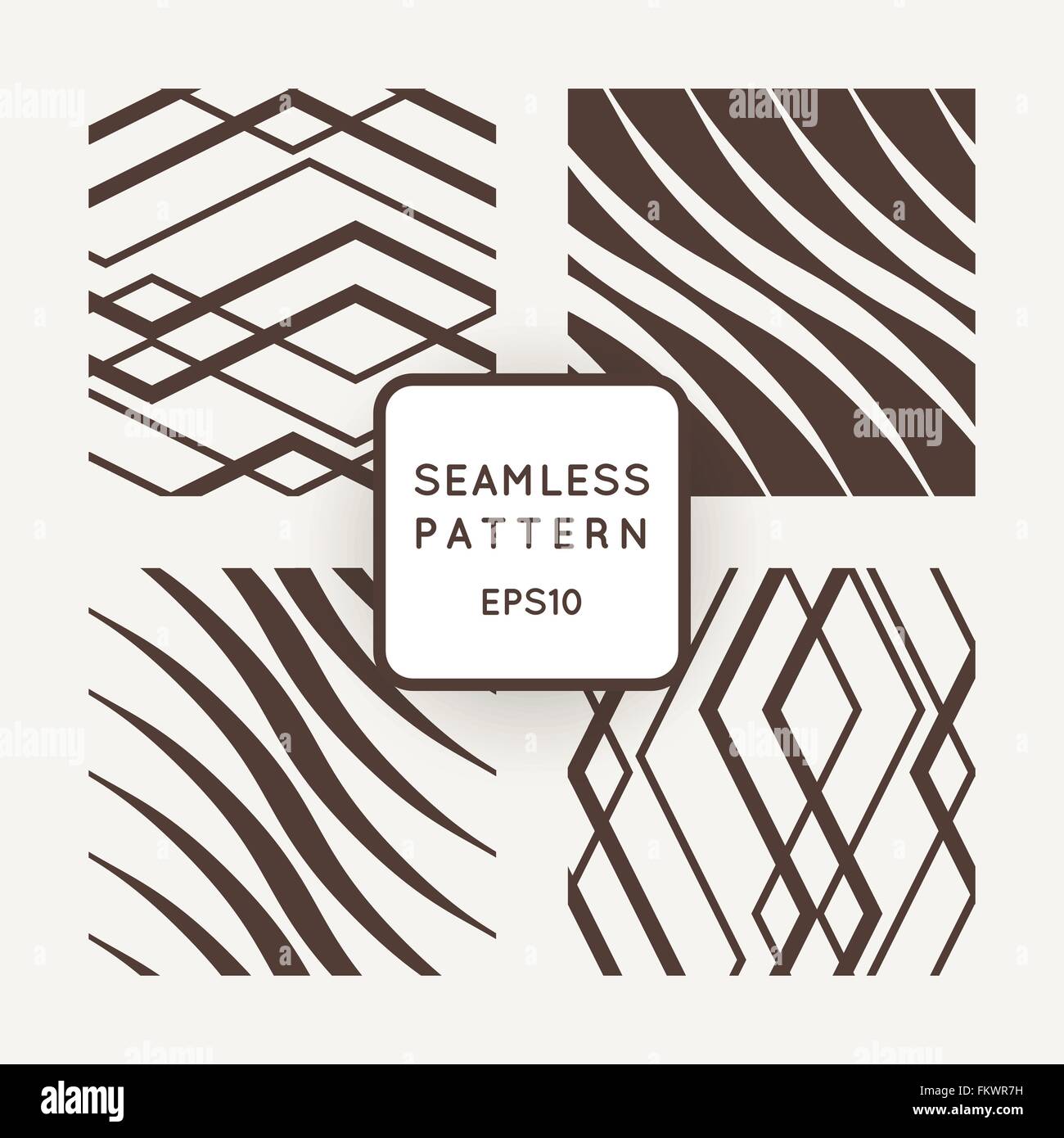 Set of four vector abstract seamless patterns angular Stock Vector ...