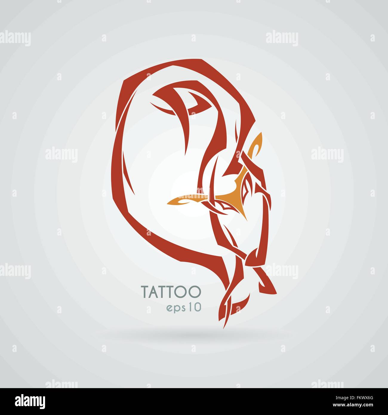 Tribal Fox Tattoo