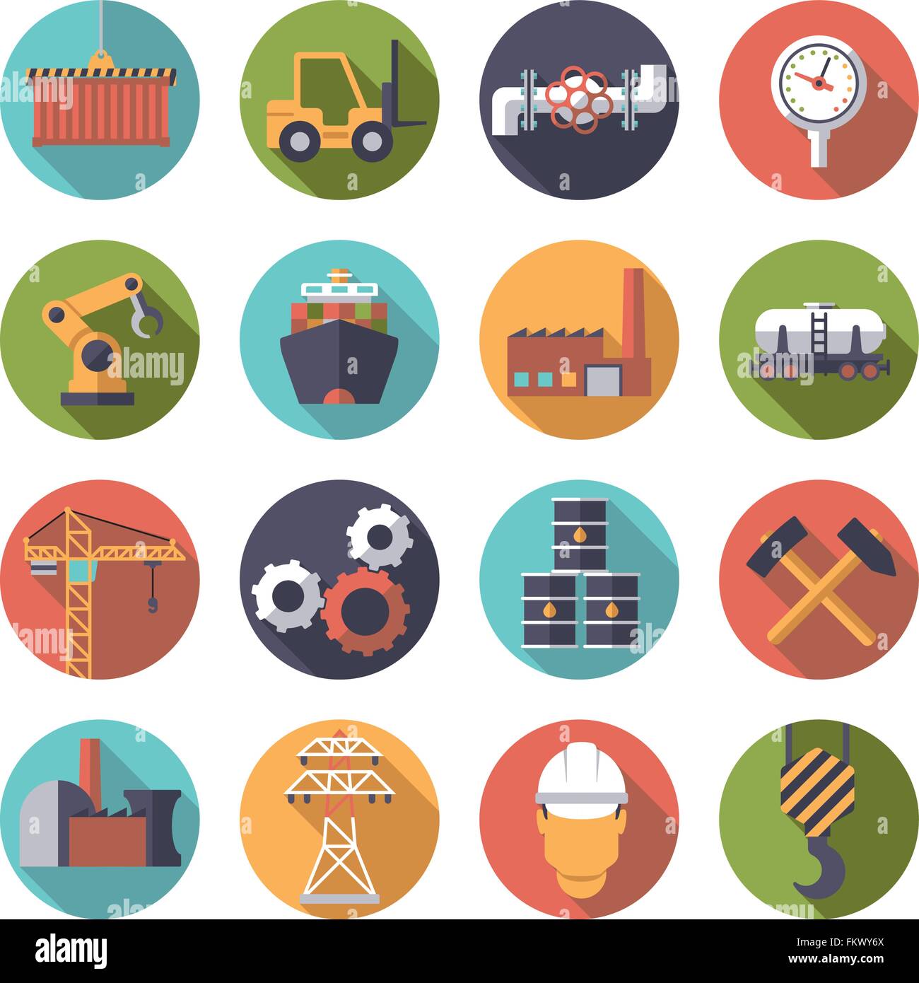 Robot in circle icon Cut Out Stock Images & Pictures - Alamy