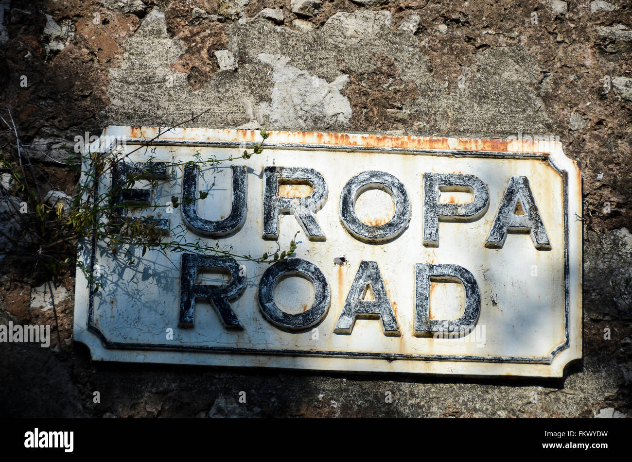 Gibraltar spain sign hi-res stock photography and images - Alamy